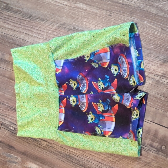 Bottoms | Disney 2t Handmade Toy Story Alien Shorts | Poshmark